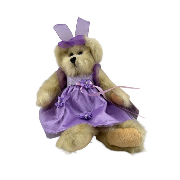 Gandt | Toys | Ganz The Bears Sommerset Lane H879 Tan Bear In Purple ...